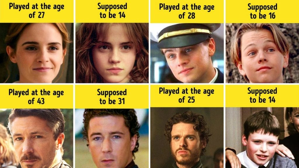 How would it look like if the actors were the same age as their ...