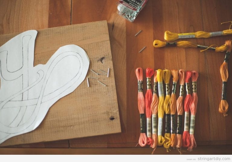 A Step By Step Tutorial on String Art - The Frisky