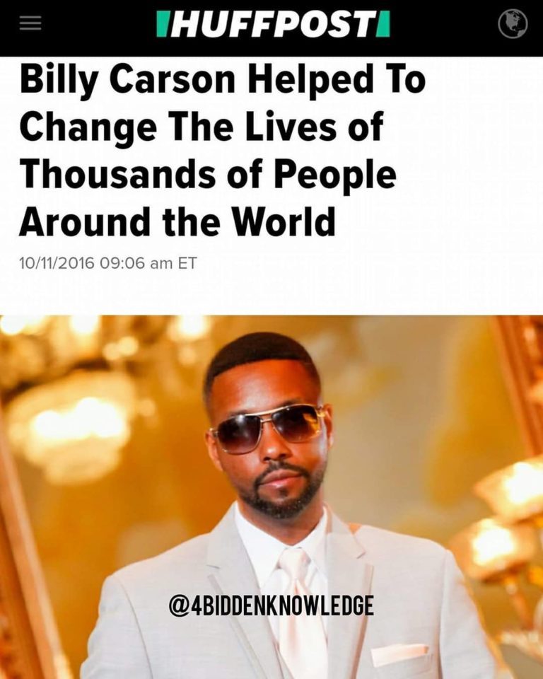 How Billy Carson Made a Difference to Thousands of People around the ...