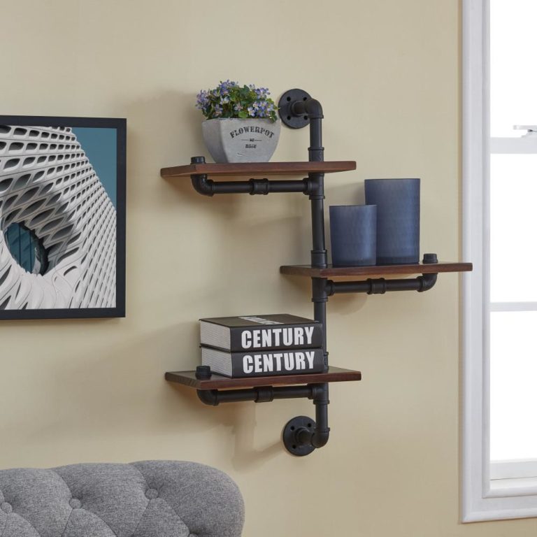 Staggered Mini-Shelves Make For Chic Storage - The Frisky