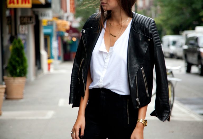 How to Style a Leather Jacket in Summer? - The Frisky