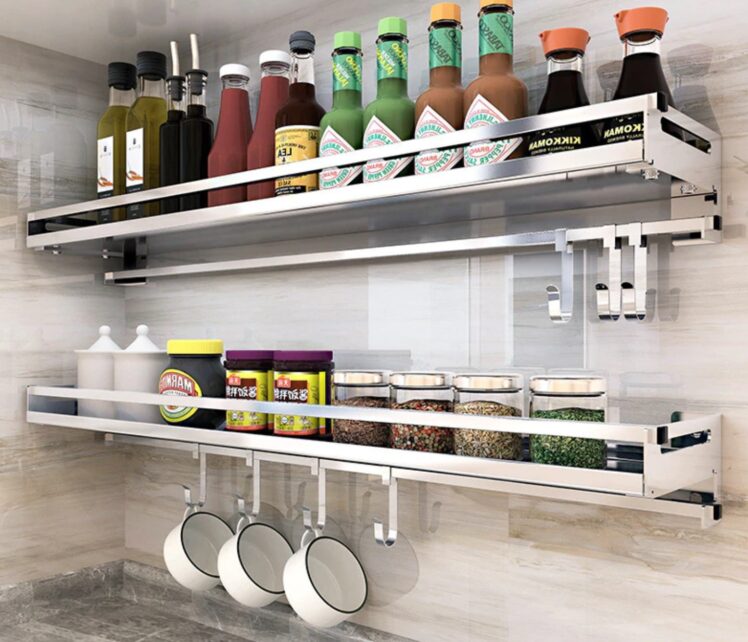 Smart Tips on Using Vertical Space in the Kitchen: Wall Mount Stainless ...