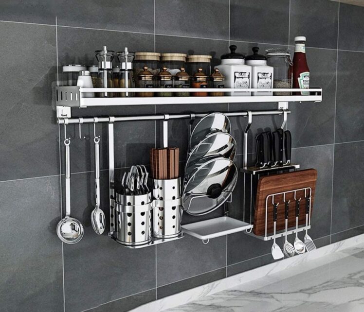 Smart Tips on Using Vertical Space in the Kitchen: Wall Mount Stainless ...